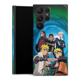 DeinDesign Galaxy S23 Ultra Handy Premium Case Smartphone Handyh&uuml;lle Schutzh&uuml;lle gl&auml;nzend Hokage Official Licensed Product Naruto Shippuden Premium Case