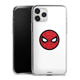 DeinDesign iPhone 11 Pro Max Handy Silikon H&uuml;lle Case transparent Handyh&uuml;lle Merchandise Marvel Spiderman Silikon Case