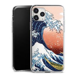 DeinDesign iPhone 11 Pro Max Handy Silikon H&uuml;lle Case transparent Handyh&uuml;lle Die Gro&szlig;e Welle Vor Kanagawa Japan Art Silikon Case