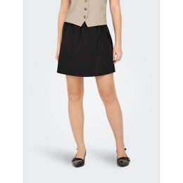 Only Damen Only Minirock &raquo;ONLRITA FAUX SUEDE SKATER SKIRT OTW ZL&laquo; schwarz XS (34)