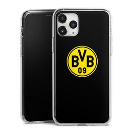 DeinDesign iPhone 11 Pro Max Handy Silikon H&uuml;lle Case transparent Handyh&uuml;lle Borussia Dortmund Logo Bvb Silikon Case
