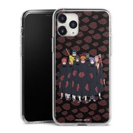 DeinDesign iPhone 11 Pro Max Handy Silikon H&uuml;lle Case transparent Handyh&uuml;lle Akatsuki Naruto Shippuden Official Licensed Product Silikon Case