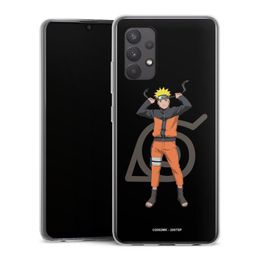 DeinDesign Galaxy A32 4G Handy Silikon H&uuml;lle Case transparent Handyh&uuml;lle Official Licensed Product Anime Naruto Shippuden Silikon Case