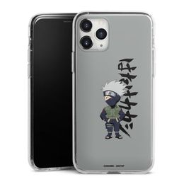 DeinDesign iPhone 11 Pro Max Handy Silikon H&uuml;lle Case transparent Handyh&uuml;lle Official Licensed Product Naruto Shippuden Kakashi Silikon Case