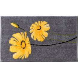 Grund Badgarnitur, grau-gelb, Gr&ouml;&szlig;e &Oslash; 75 cm - rund