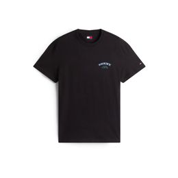 Tommy Jeans Shirt male size M Light blue / Mint / Dark red / Black