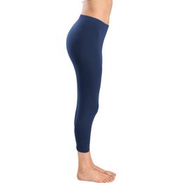 w&auml;schepur w&auml;schepur Damen Leggings 3/4-lang, schwarz + marine, Gr&ouml;&szlig;e 48