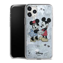 DeinDesign iPhone 11 Pro Max Handy Silikon H&uuml;lle Case transparent Handyh&uuml;lle Vintage Disney Silikon Case