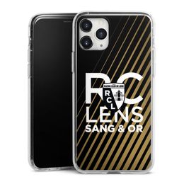 DeinDesign iPhone 11 Pro Max Handy Silikon H&uuml;lle Case transparent Handyh&uuml;lle Racing Club De Lens Rcl Rc Lens Silikon Case