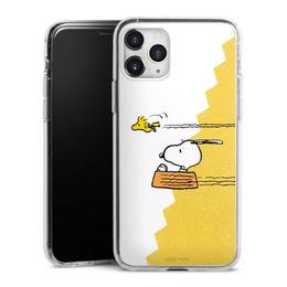DeinDesign iPhone 11 Pro Max Handy Silikon H&uuml;lle Case transparent Handyh&uuml;lle Snoopy Peanuts Children Silikon Case
