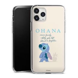 DeinDesign iPhone 11 Pro Max Handy Silikon H&uuml;lle Case transparent Handyh&uuml;lle Disney Official Licensed Product Lilo & Stitch Silikon Case