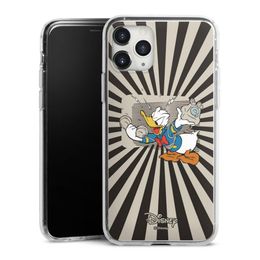 DeinDesign iPhone 11 Pro Max Handy Silikon H&uuml;lle Case transparent Handyh&uuml;lle Disney Official Licensed Product Donald Duck Silikon Case