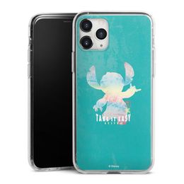 DeinDesign iPhone 11 Pro Max Handy Silikon H&uuml;lle Case transparent Handyh&uuml;lle Official Licensed Product Lilo & Stitch Disney Silikon Case