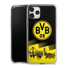 DeinDesign iPhone 11 Pro Max Handy Silikon H&uuml;lle Case transparent Handyh&uuml;lle Bvb Stadium Borussia Dortmund Silikon Case
