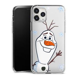 DeinDesign iPhone 11 Pro Max Handy Silikon H&uuml;lle Case transparent Handyh&uuml;lle Disney Frozen 2 Frozen Olaf Silikon Case