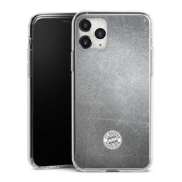 DeinDesign iPhone 11 Pro Max Handy Silikon H&uuml;lle Case transparent Handyh&uuml;lle Concrete Fcb Fc Bayern M&uuml;nchen Silikon Case