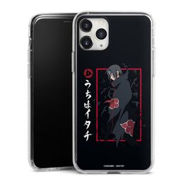 DeinDesign iPhone 11 Pro Max Handy Silikon H&uuml;lle Case transparent Handyh&uuml;lle Itachi Uchiha Official Licensed Product Naruto Shippuden Silikon Case