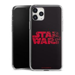 DeinDesign iPhone 11 Pro Max Handy Silikon H&uuml;lle Case transparent Handyh&uuml;lle Star Wars Merchandise Logo Silikon Case