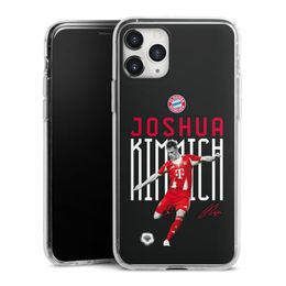 DeinDesign iPhone 11 Pro Max Handy Silikon H&uuml;lle Case transparent Handyh&uuml;lle Fc Bayern M&uuml;nchen Official Licensed Product Kimmich Silikon Case