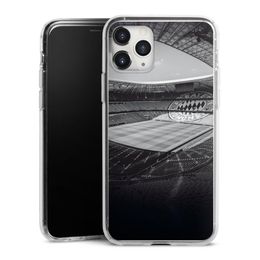 DeinDesign iPhone 11 Pro Max Handy Silikon H&uuml;lle Case transparent Handyh&uuml;lle Stadium Fcb Fc Bayern M&uuml;nchen Silikon Case