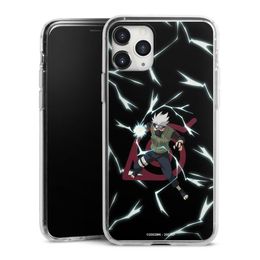 DeinDesign iPhone 11 Pro Max Handy Silikon H&uuml;lle Case transparent Handyh&uuml;lle Kakashi Naruto Shippuden Official Licensed Product Silikon Case