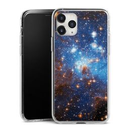 DeinDesign iPhone 11 Pro Max Handy Silikon H&uuml;lle Case transparent Handyh&uuml;lle Weltall Star Galaxy Silikon Case