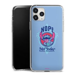 DeinDesign iPhone 11 Pro Max Handy Silikon H&uuml;lle Case transparent Handyh&uuml;lle Disney Sayings Lilo & Stitch Silikon Case