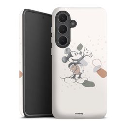 DeinDesign Galaxy S25 FE Handy Panzer Handyh&uuml;lle robuste Outdoor H&uuml;lle Schutzh&uuml;lle matt Official Licensed Product Disney Mickey Mouse Tough Case