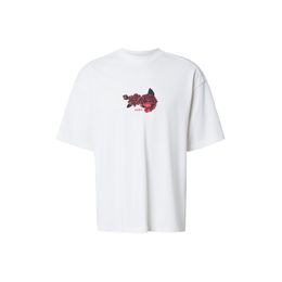 Hugo T-Shirt 'Domans' Herren Gr&ouml;&szlig;e XS ecru / hellblau / dunkelgrau / dunkelrot
