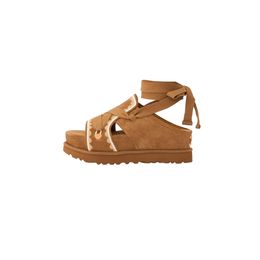 UGG Australia UGG Sandals 'Goldenstar Hi Artistitch' female size 41 Beige / Cognac