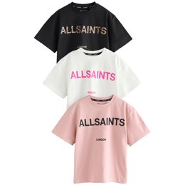 Smallsaints T-Shirt M&auml;dchen Gr&ouml;&szlig;e 164 altrosa / schwarz / wei&szlig;