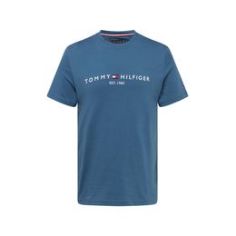 Tommy Hilfiger Shirt 'Logo Embroidery Slim' male size XXL Navy / Dusty blue / Red / White