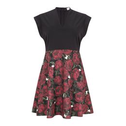 Guido Maria Kretschmer Curvy Kleid 'Paulina' Damen Gr&ouml;&szlig;e 54 gr&uuml;n / rot / schwarz / wei&szlig; Sommerkleid
