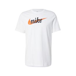 Nike Sportswear T-Shirt Herren Gr&ouml;&szlig;e L dunkelorange / schwarz / wei&szlig;