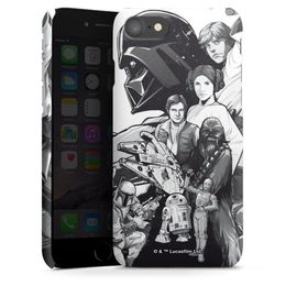 DeinDesign iPhone SE (2022) Handy Premium Case Smartphone Handyh&uuml;lle Schutzh&uuml;lle matt Star Wars Official Licensed Product Darth Vader Premium Case