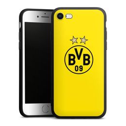 DeinDesign iPhone SE (2020) Handy Premium Silikon H&uuml;lle Handyh&uuml;lle schwarz Case Borussia Dortmund Bvb Star Silikon Premium Case