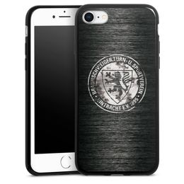 DeinDesign iPhone 8 Handy Slim Case extra d&uuml;nn Silikon Handyh&uuml;lle schwarz H&uuml;lle Logo Official Licensed Product Eintracht Braunschweig Silikon Slim Case