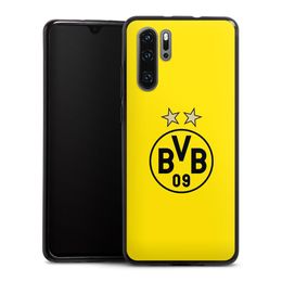 DeinDesign Huawei P30 Pro Handy Silikon H&uuml;lle Case schwarz Handyh&uuml;lle Bvb Star Borussia Dortmund