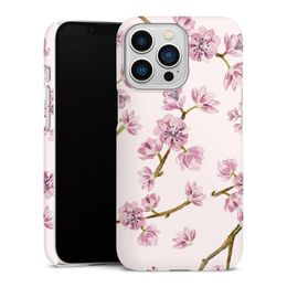 DeinDesign iPhone 13 Pro Handy Premium Case Smartphone Handyh&uuml;lle Schutzh&uuml;lle matt Cherry Blossom Girl Style Spring Premium Case