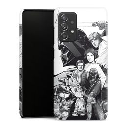DeinDesign Galaxy A52s 5G Handy Premium Case Smartphone Handyh&uuml;lle Schutzh&uuml;lle gl&auml;nzend Official Licensed Product Star Wars Darth Vader Premium Case