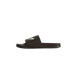ADIDAS ORIGINALS Mules 'ADILETTE' female size 44.5/45 Dark brown / White