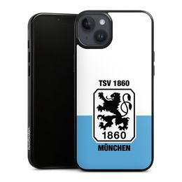 DeinDesign iPhone 14 Plus Handy Silikon H&uuml;lle Case schwarz Handyh&uuml;lle Official Licensed Product Coat Of Arms Tsv 1860 M&uuml;nchen