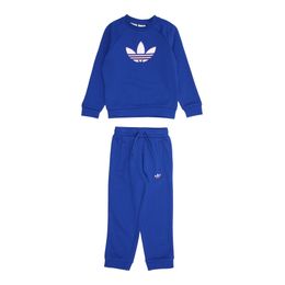 adidas originals Jogginganzug 'TREFOIL LOOSE CREW' Jungen Gr&ouml;&szlig;e 122 kobaltblau / wei&szlig;
