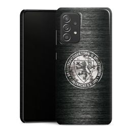 DeinDesign Galaxy A52s 5G Handy Premium Case Smartphone Handyh&uuml;lle Schutzh&uuml;lle gl&auml;nzend Official Licensed Product Eintracht Braunschweig Logo Premium Case