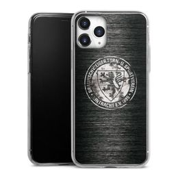 DeinDesign iPhone 11 Pro Handy Slim Case Silikon Handyh&uuml;lle transparent H&uuml;lle extra d&uuml;nn Eintracht Braunschweig Logo Official Licensed Product Silikon Slim Case