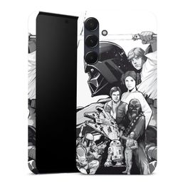 DeinDesign Galaxy A55 5G Handy Premium Case Smartphone Handyh&uuml;lle Schutzh&uuml;lle gl&auml;nzend Star Wars Official Licensed Product Darth Vader Premium Case