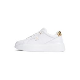 Tommy Hilfiger Sneaker Damen Gr&ouml;&szlig;e 40 beige / schwarz / wei&szlig; Sommerschuhe