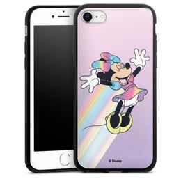 DeinDesign iPhone SE (2020) Handy Slim Case extra d&uuml;nn Silikon Handyh&uuml;lle schwarz H&uuml;lle Official Licensed Product Disney Minnie Mouse Silikon Slim Case