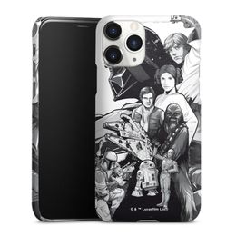 DeinDesign iPhone 11 Pro Handy Premium Case Smartphone Handyh&uuml;lle Schutzh&uuml;lle gl&auml;nzend Star Wars Official Licensed Product Darth Vader Premium Case