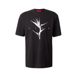 Hugo T-Shirt 'Darise' Herren Gr&ouml;&szlig;e XXL schwarz / wei&szlig;